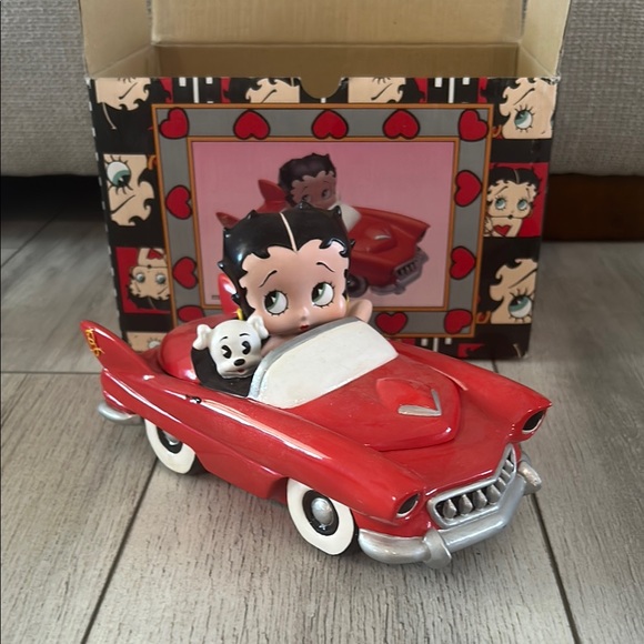 Betty Boop | Accents | Vintage Betty Boop Pudgy Car Box Vandor Numbered ...